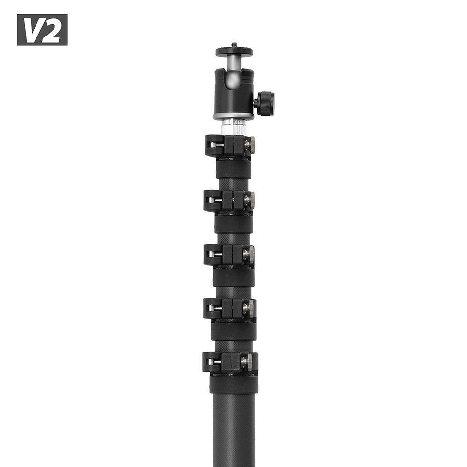 【空撮/高所点検/サッカー撮影/7.5m】Bi Rod 6C-7500＋専用三脚セット V2